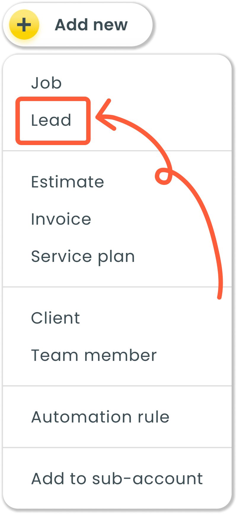How to create leads – Workiz