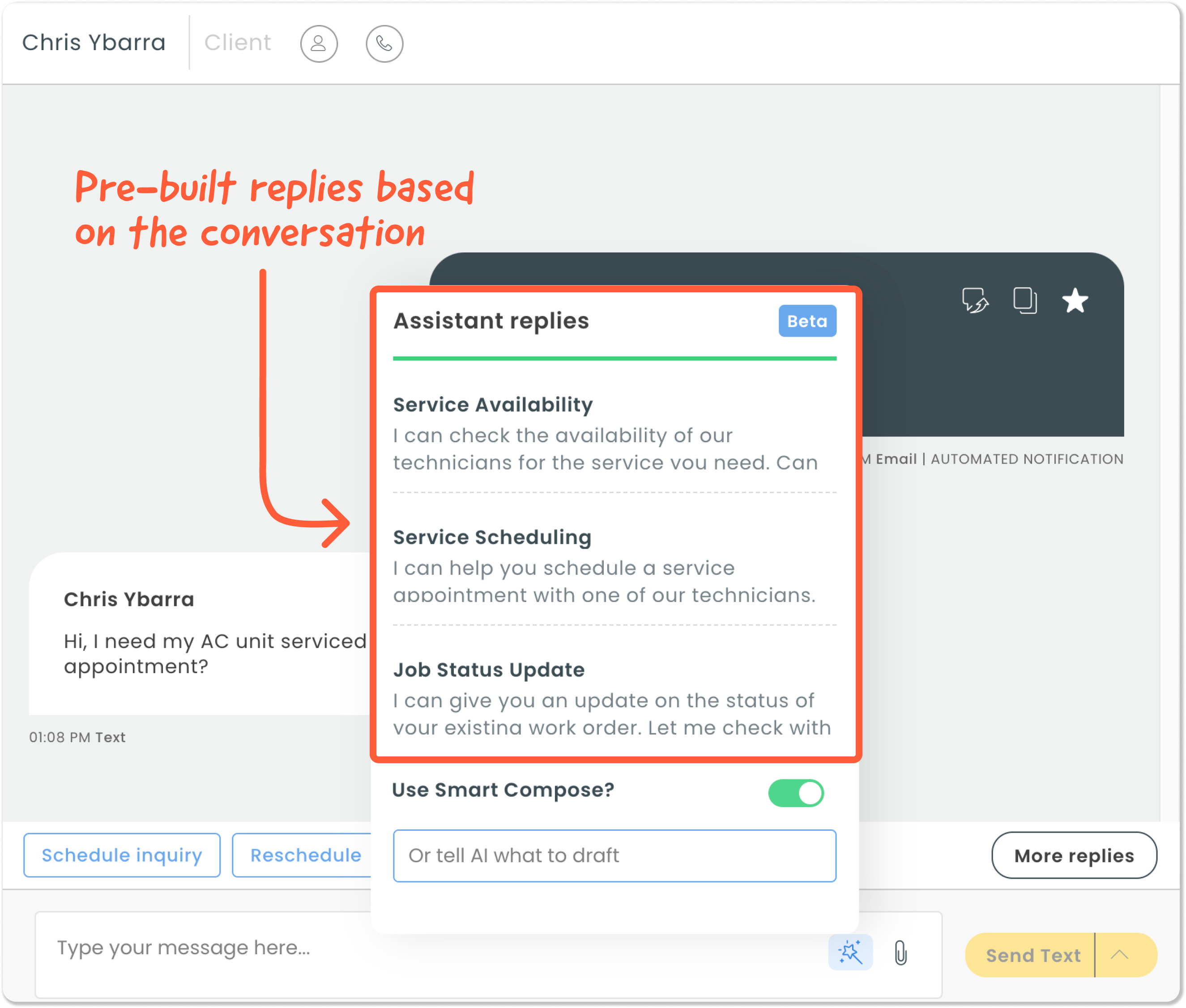 Transforming your interactions with AI-powered Smart Messaging – Workiz