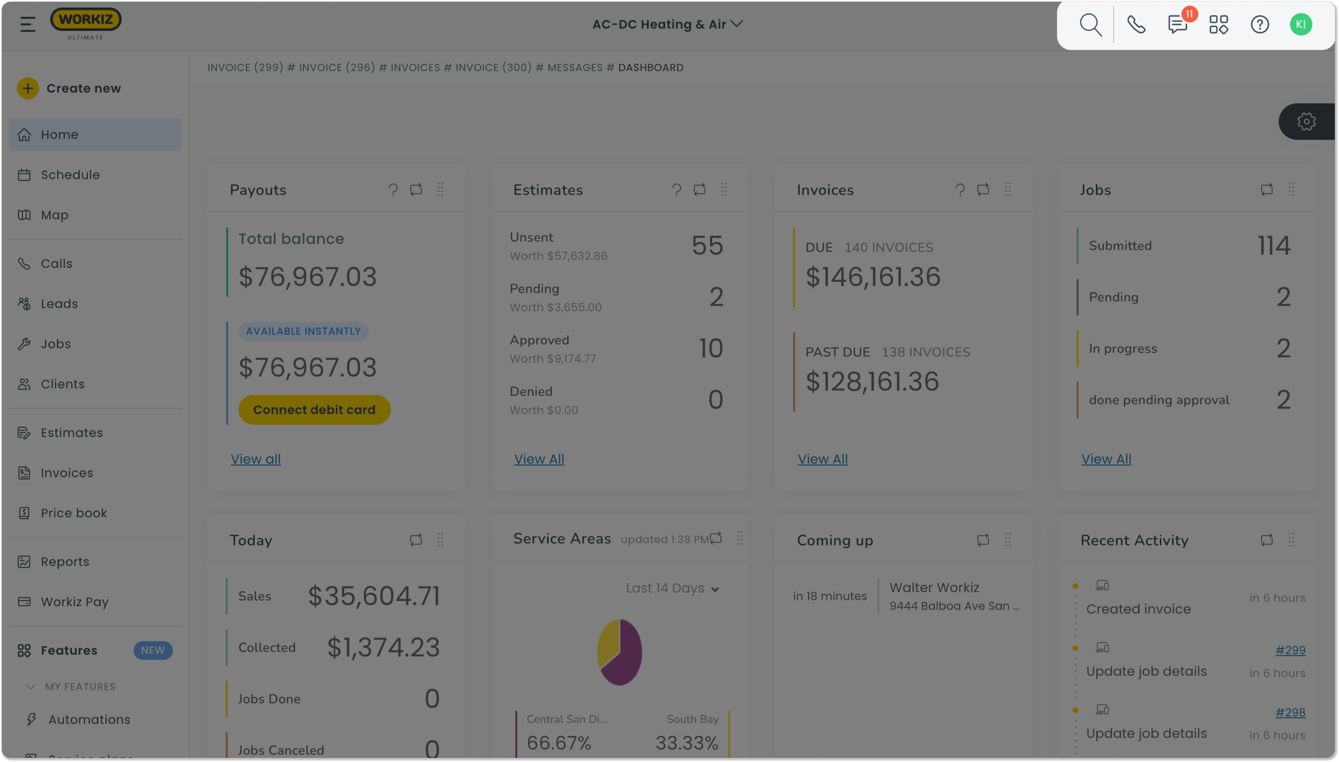 Your guide to the updated Workiz design – Workiz