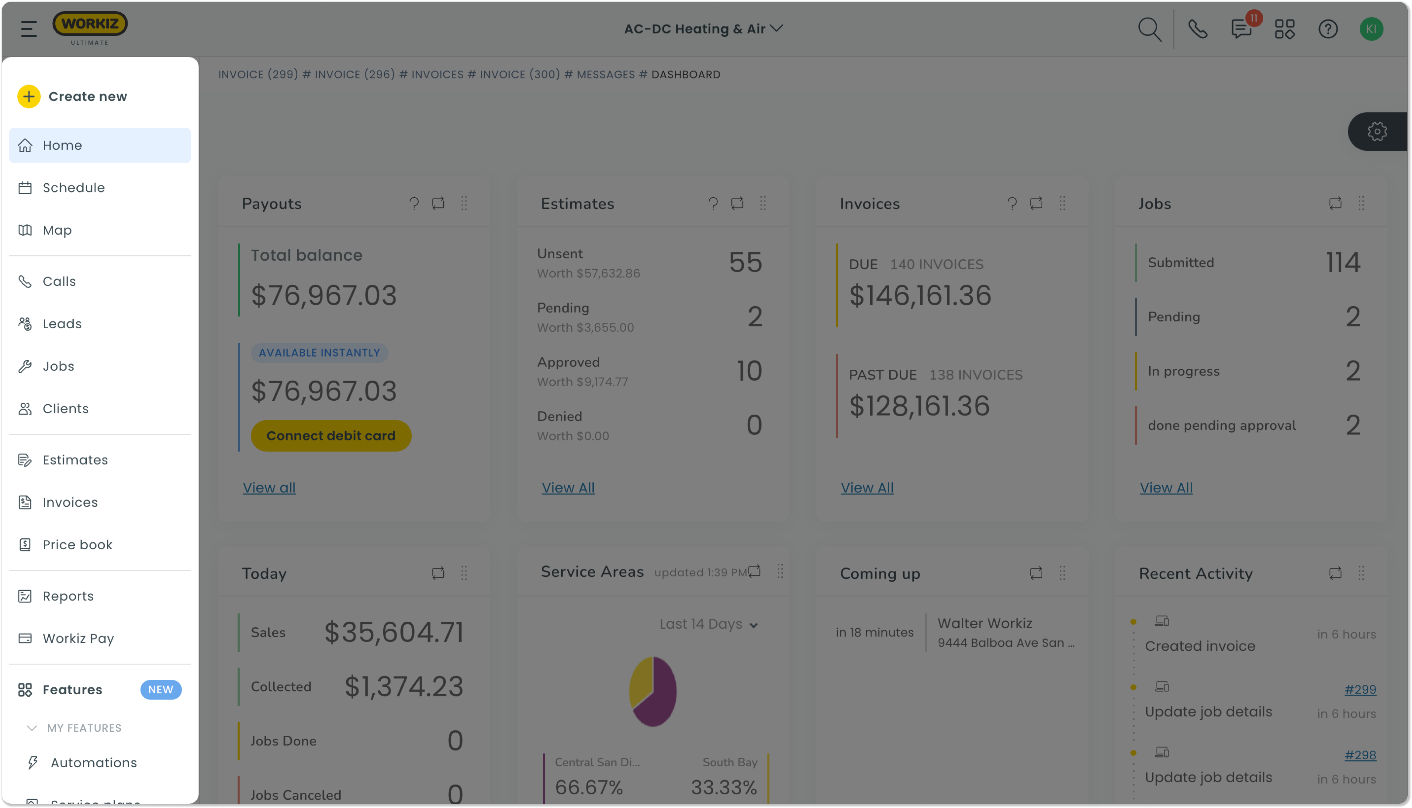 Your guide to the updated Workiz design – Workiz