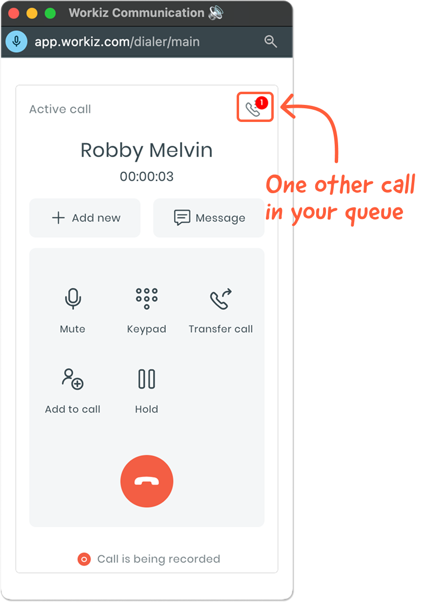 Managing calls in your call queue – Workiz