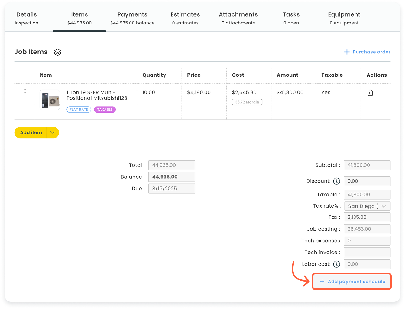 Managing billing milestones with Payment Schedules – Workiz