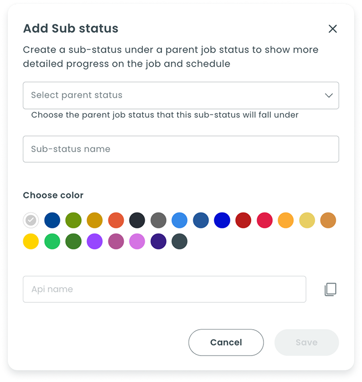 How to create sub-statuses – Workiz